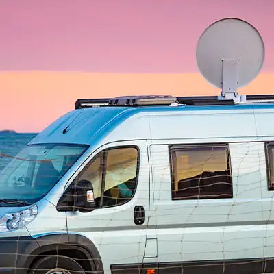 Motorhome and Campervan TV & Satellite | Portable TV | Premier Camping