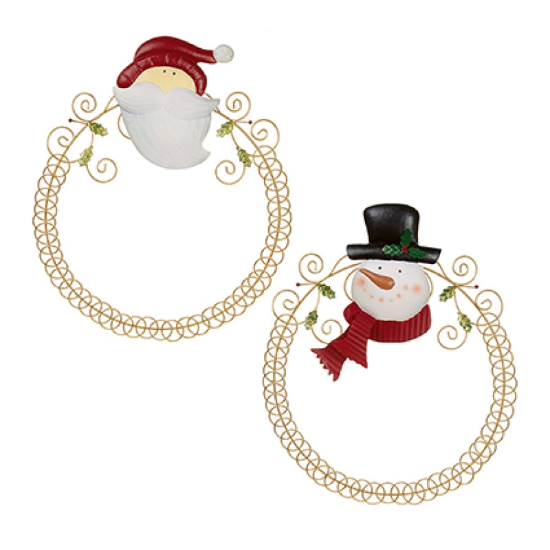 Premier 51cm Round Card Holder - Santa or Snowman design - Towsure ...