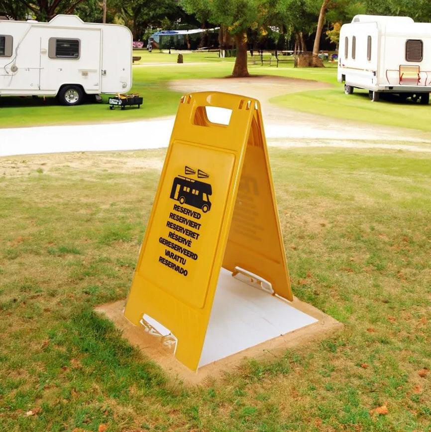 Leisurewize Multi-Lingual Motorhome Pitch Sign – Premier Camping