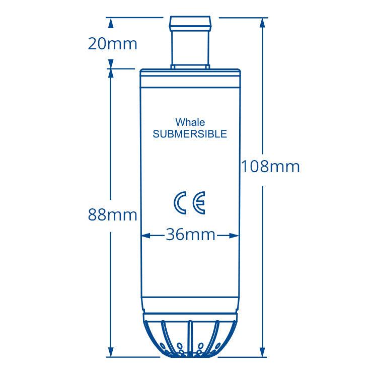 Whale Standard 12 Volt Submersible Pump for Caravan and Motorhome Water ...